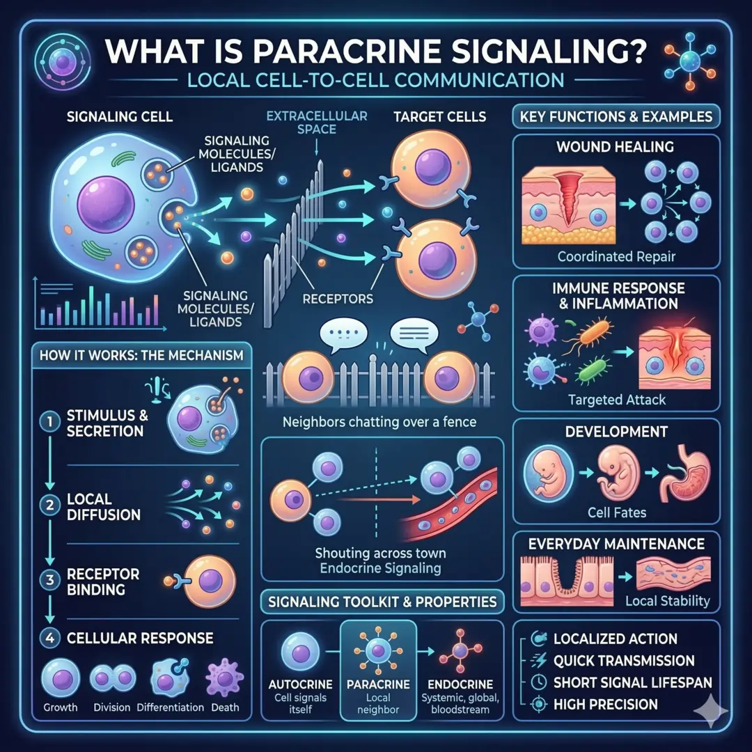 Paracrine Signaling: Definition, Mechanism, And Key Examples